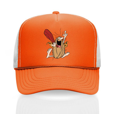 Captain Caveman High Crown Trucker Hat By Designpulse - Hatpublic
