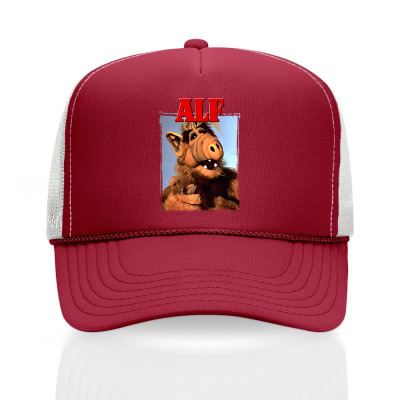 Alf Vintage Classic High Crown Trucker Hat By Pixelwave - Hatpublic