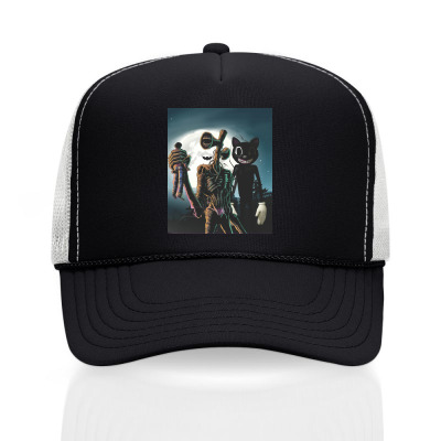 Siren Head And Cartoon Kids Boy High Crown Trucker Hat By Artchic ...