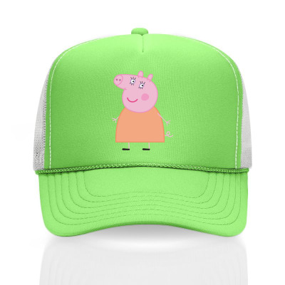 Pepa Pig High Crown Trucker Hat By Snappyart - Hatpublic