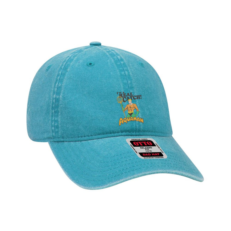 Aqua.man Real Catch Dyed Cap By Snappyart - Hatpublic