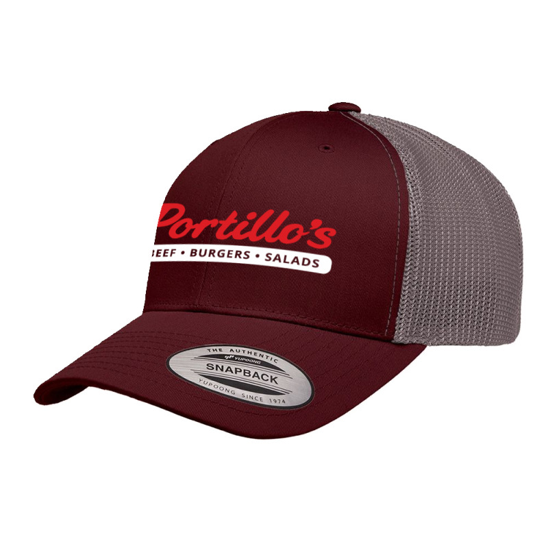 Portillo's Hot Dogs Retro Trucker Cap By Artmosaic - Hatpublic