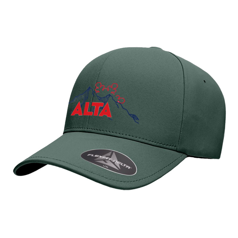 Alta Ski Resort In Utah Seamless Cap By Artmosaic - Hatpublic