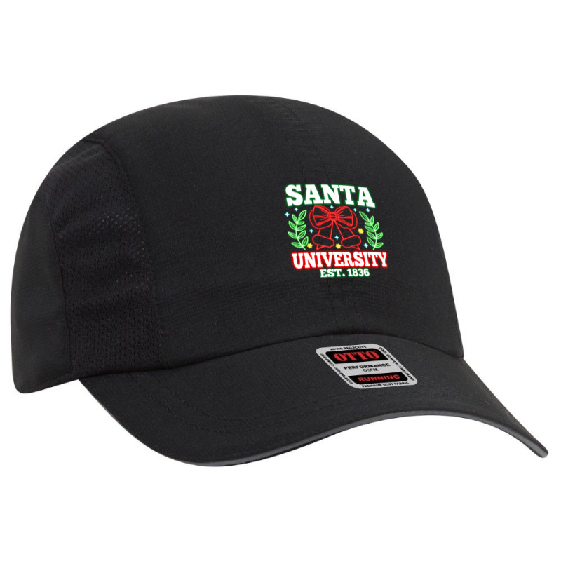 Santa University Running Hat By Cetodesignshop - Hatpublic