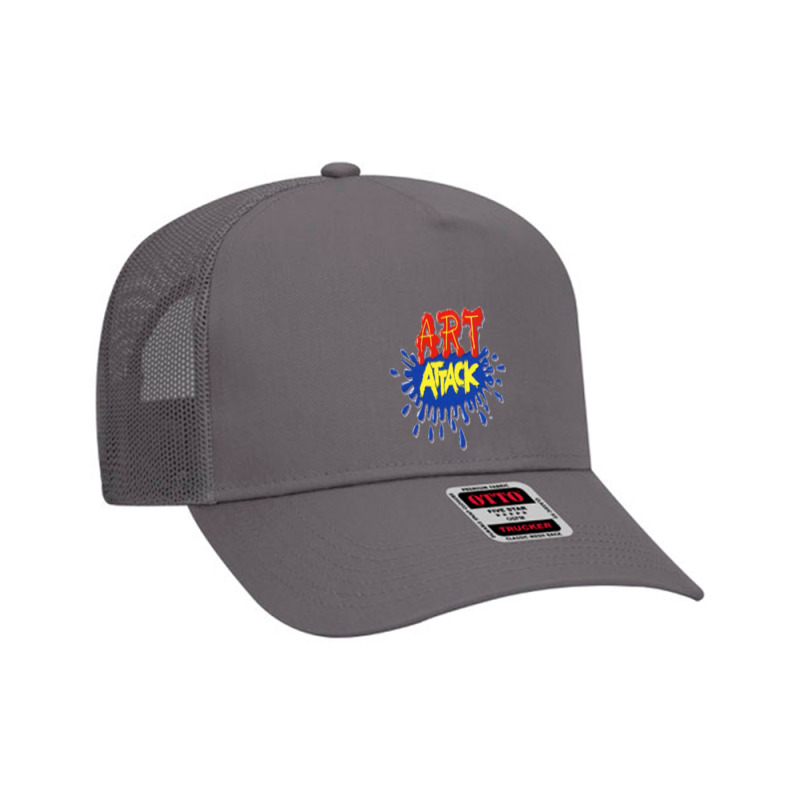 Art Attack! Mesh Back Trucker Hat By Inspiradesign - Hatpublic